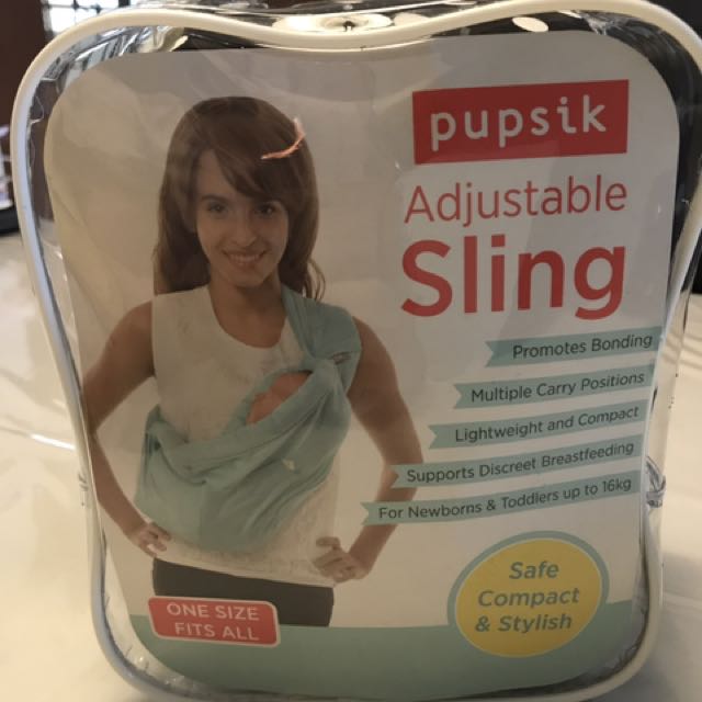 Pupsik Adjustable Sling, Babies & Kids, Babies & Kids Fashion on Carousell