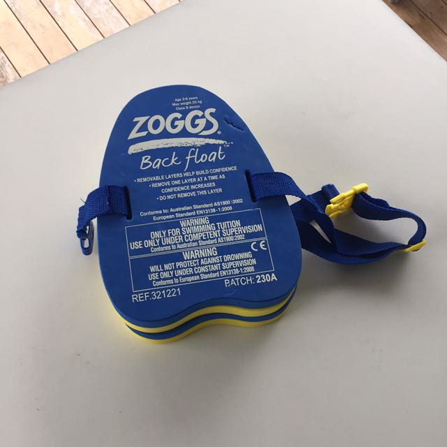 ZOGGS back float, Babies & Kids, Babies & Kids Fashion on Carousell