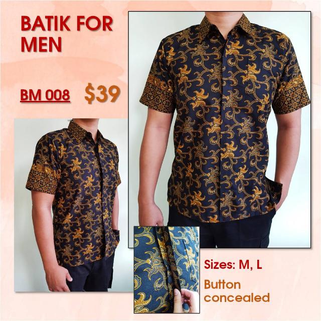 Baju Batik For Men, Men's Fashion, Tops & Sets, Formal Shirts on Carousell