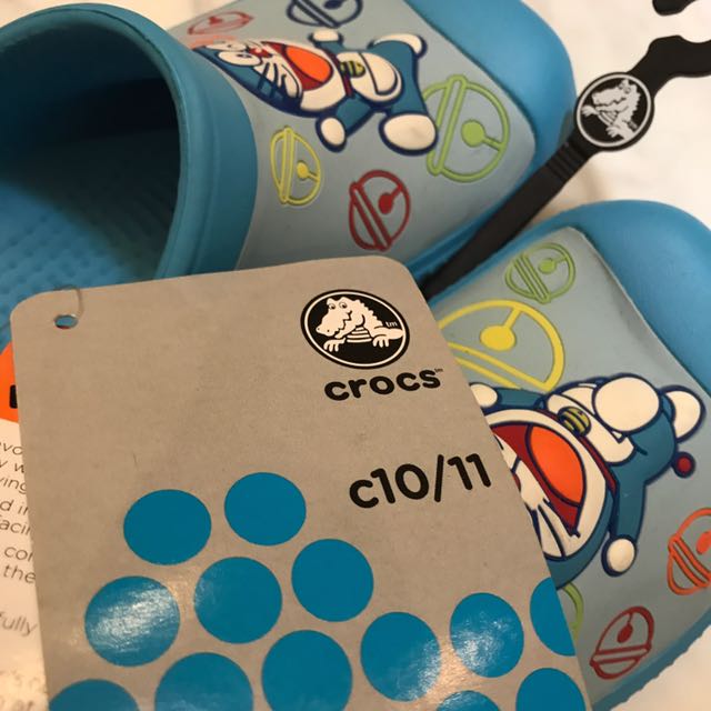 Crocs Doraemon, Babies & Kids, Babies & Kids Fashion on Carousell
