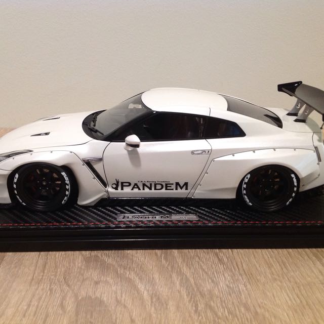 1/18 Ignition Rocket Bunny Pandem R35 GTR Pearl White, Everything Else ...