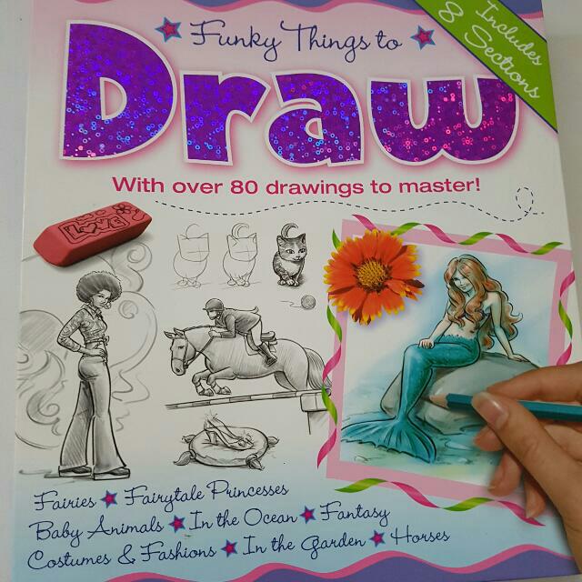 Funky Book That Teach U How To Draw, Hobbies & Toys, Books & Magazines ...