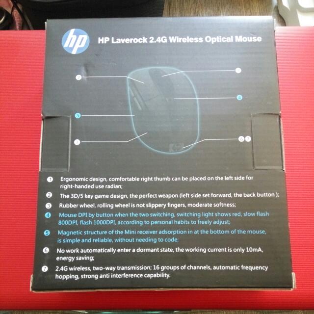 HP Laverock 2.4G , Wireless Optical Mouse ., Computers & Tech, Laptops ...