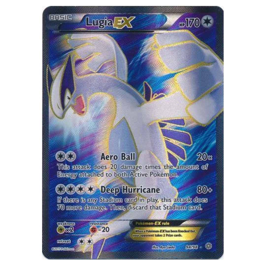 Lugia EX - 94/98 - Full Art Ultra Rare XY Ancient Origins, Hobbies ...