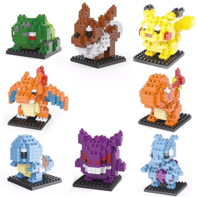 Pokemon Lego - Block Building, Hobbies & Toys, Toys & Games on Carousell