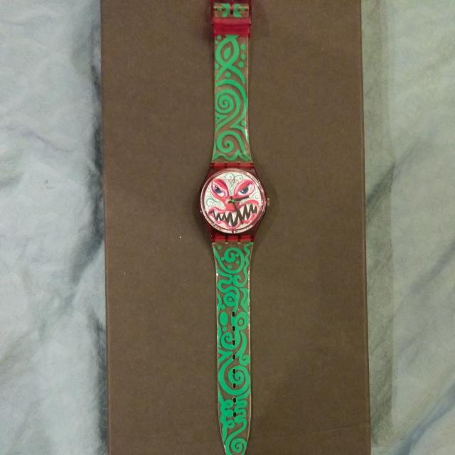 Swatch Watch - Monster Time, Women's Fashion, Watches & Accessories ...