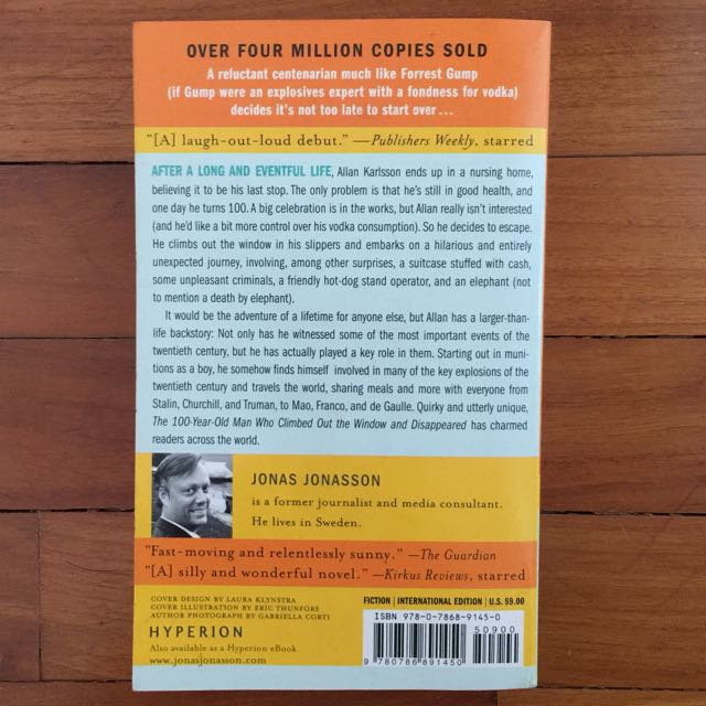 The Hundred Year Old Man Who Climbed Out The Window And Disappeared ...