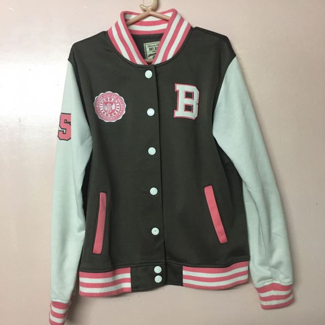 BNY Jeans Varsity Jacket Large, Women's Fashion, Coats, Jackets and ...