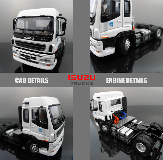 Brand new Isuzu EXR 1:50 scale 40ft Trailer Truck Diecast model Maersk ...