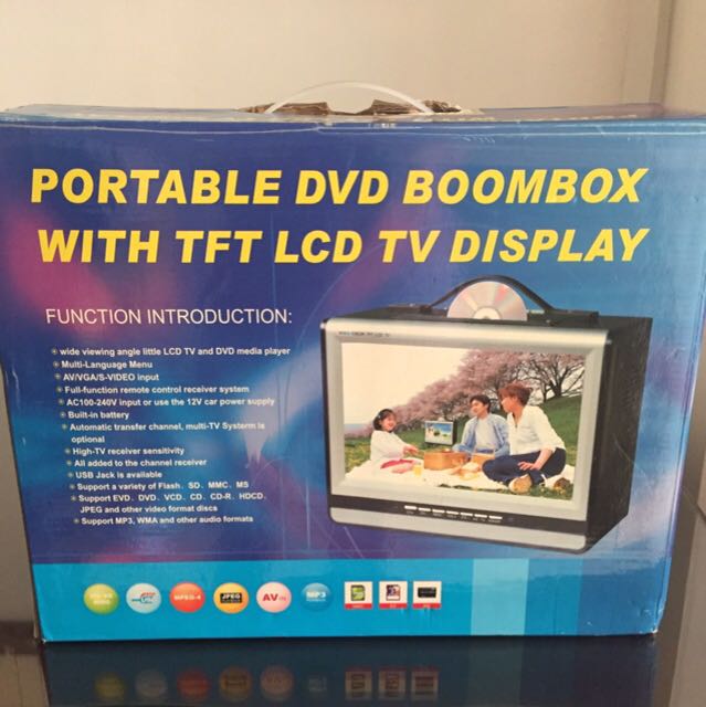 DVD Boombox With LCD TV, TV & Home Appliances, TV & Entertainment, TV ...