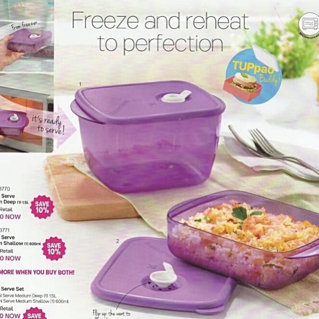 Freeze + Reheat Tupperware, TV & Home Appliances, Kitchen Appliances ...