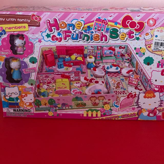 Hello Kitty Home Furniture Set, Hobbies & Toys, Toys & Games on Carousell