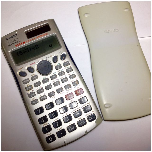 Japan Casio fx - 3650P Super -FX Digital Electronic Computer Calculator ...
