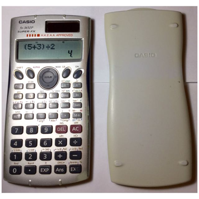 Japan Casio fx - 3650P Super -FX Digital Electronic Computer Calculator ...