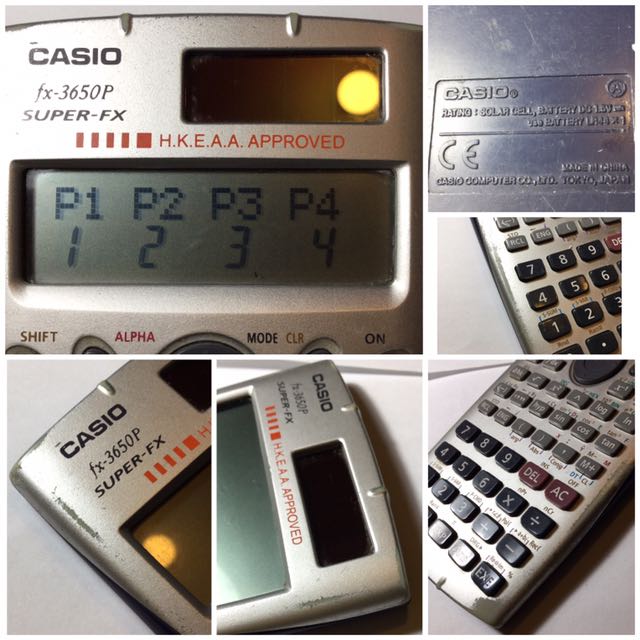 Japan Casio fx - 3650P Super -FX Digital Electronic Computer Calculator ...
