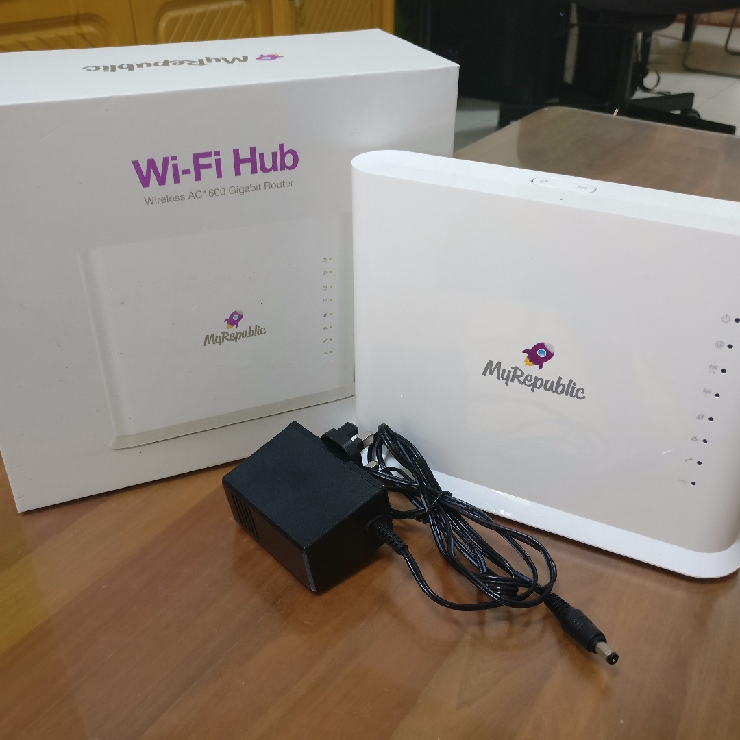 MyRepublic Wi-Fi Hub - AC1600 Gigabit Router, Computers & Tech, Parts ...
