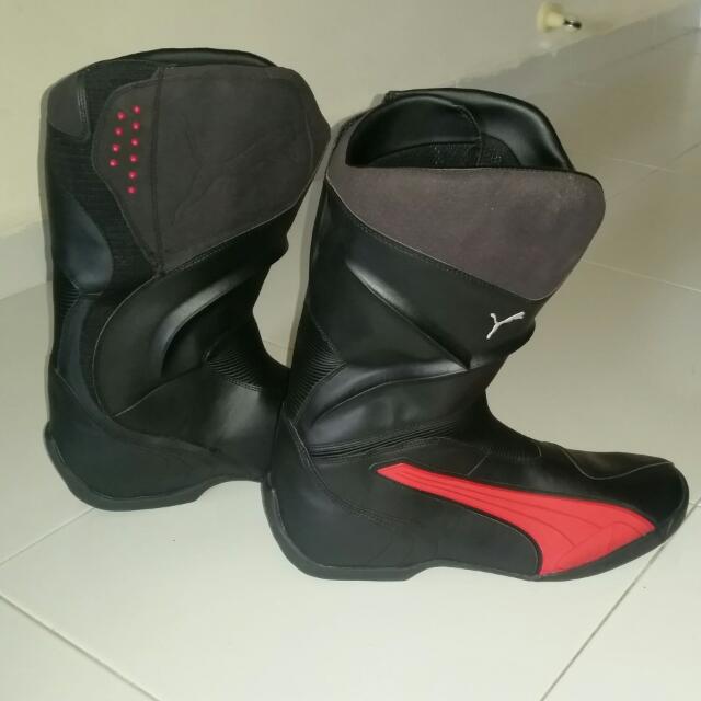 PUMA Riding Boots , Motorcycles, Motorcycle Apparel on Carousell