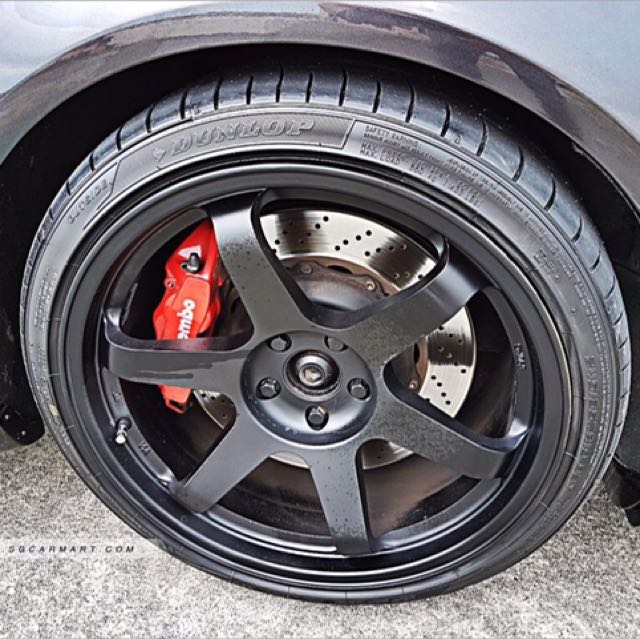 ROTA Grid R 19" X9 +38 Matt Black, Car Accessories on Carousell