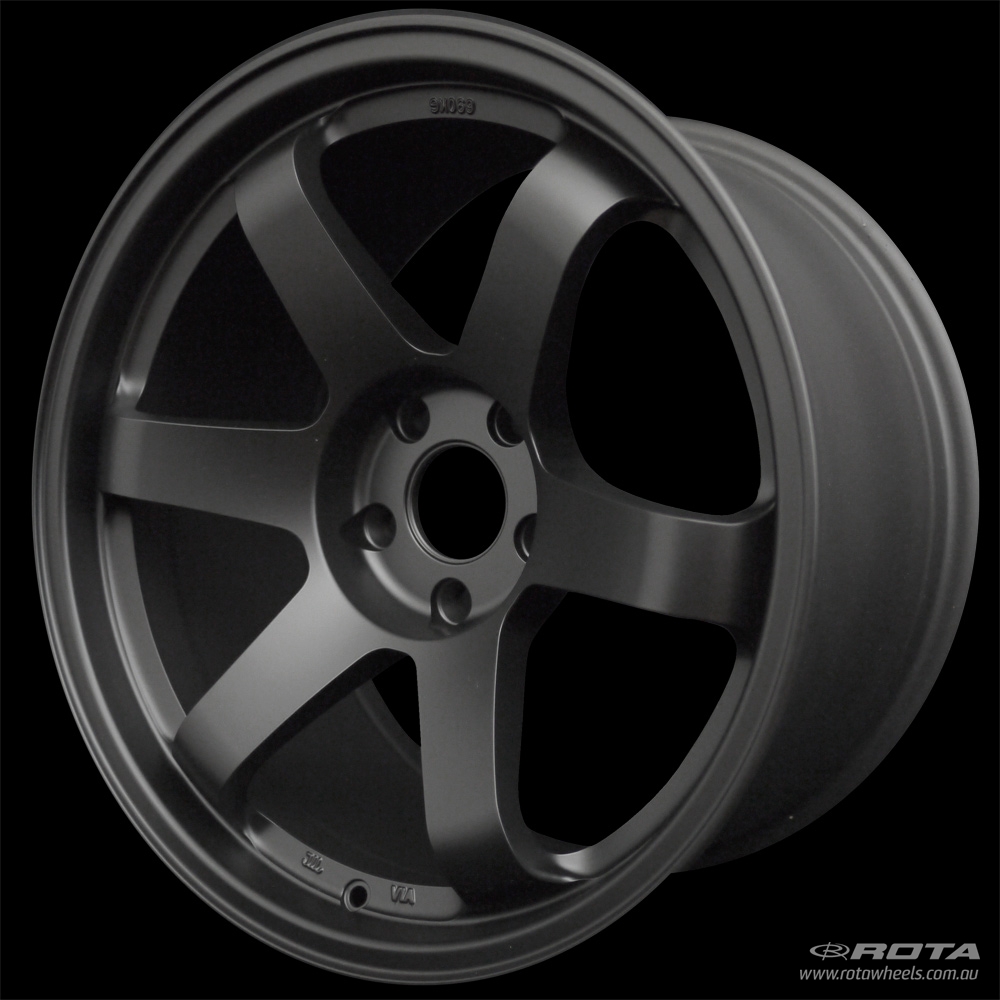 ROTA Grid R 19" X9 +38 Matt Black, Car Accessories on Carousell