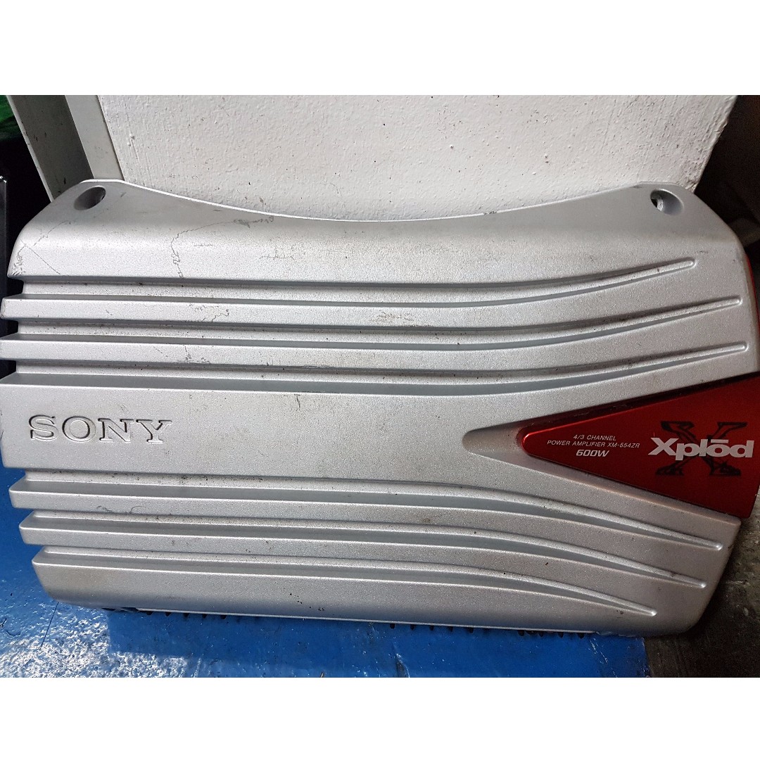 Sony Xplod XM-554ZR car amplifier, Car Accessories on Carousell