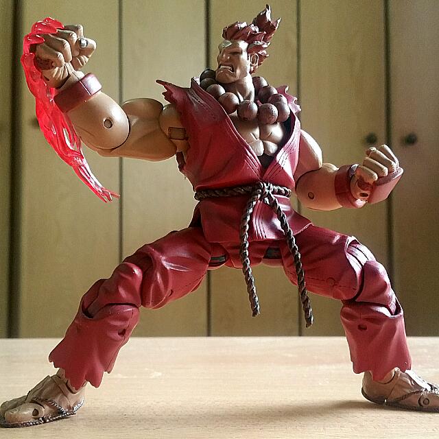 SOTA Street Fighter Akuma / Gouki Red Costume Variant, Hobbies & Toys ...