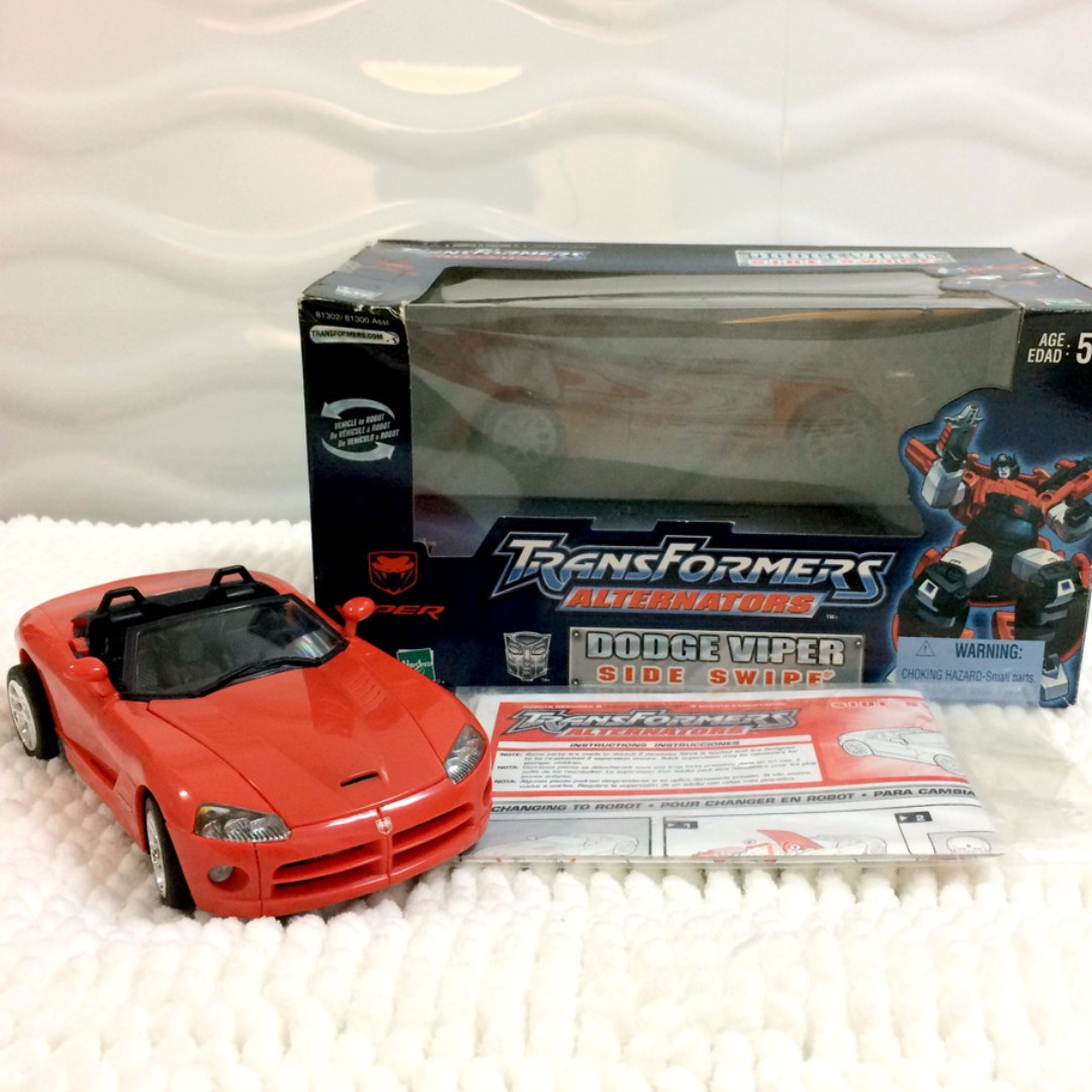 Transformer Alternators - Side Swipe / Dodge Viper, Hobbies & Toys ...