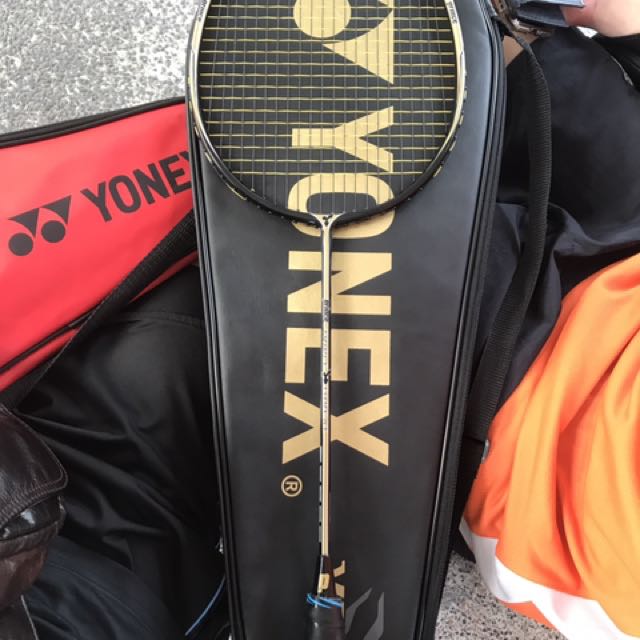 USED BADMINTON RACKET PRINCE TRIPLE THREAT, Sports Equipment, Sports ...
