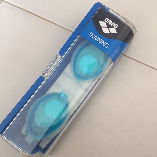Blue Arena Goggles, Sports Equipment, Sports & Games, Water Sports on ...