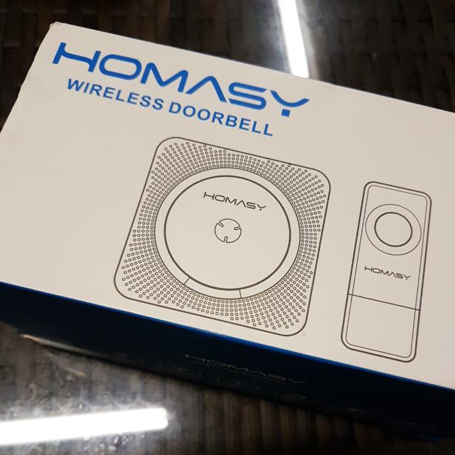 HOMASY Wireless Doorbell, Furniture & Home Living, Security & Locks ...