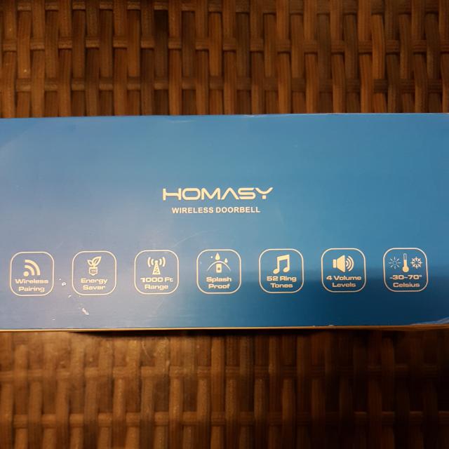 HOMASY Wireless Doorbell, Furniture & Home Living, Security & Locks ...