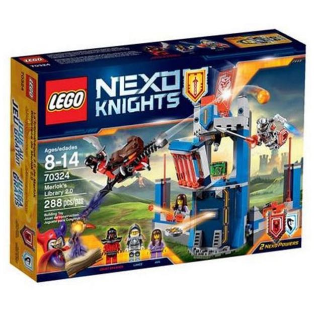 Lego 70317 70324 Nexo Knights Fortrex - Used Set And Merlok's Library 2 ...