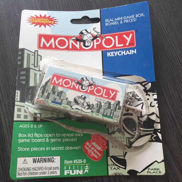 Monopoly Keychain, Hobbies & Toys, Memorabilia & Collectibles, Vintage ...