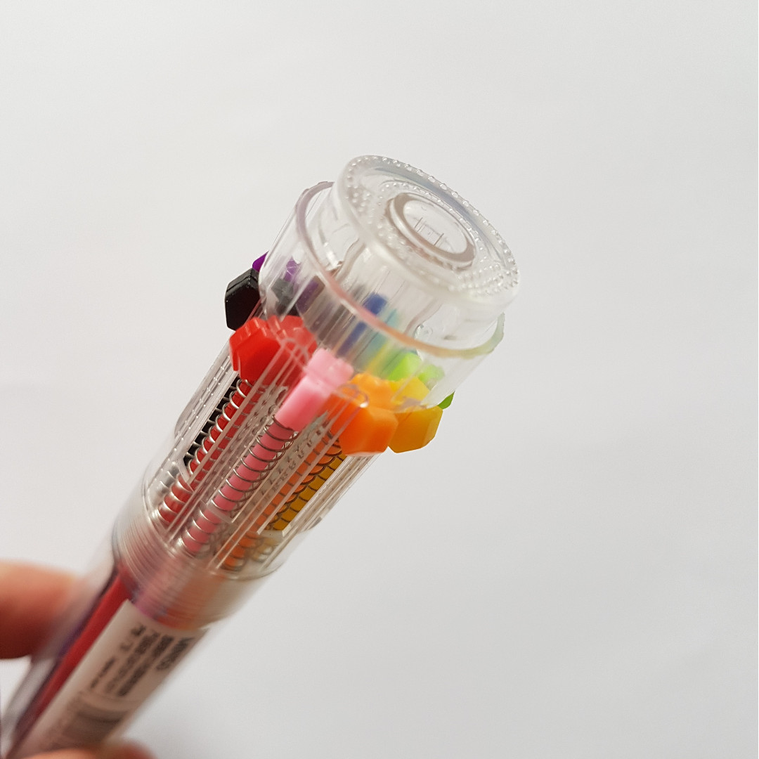 Multi-Coloured Pen (Original from Miniso) (8 & 10 Colours), Hobbies ...