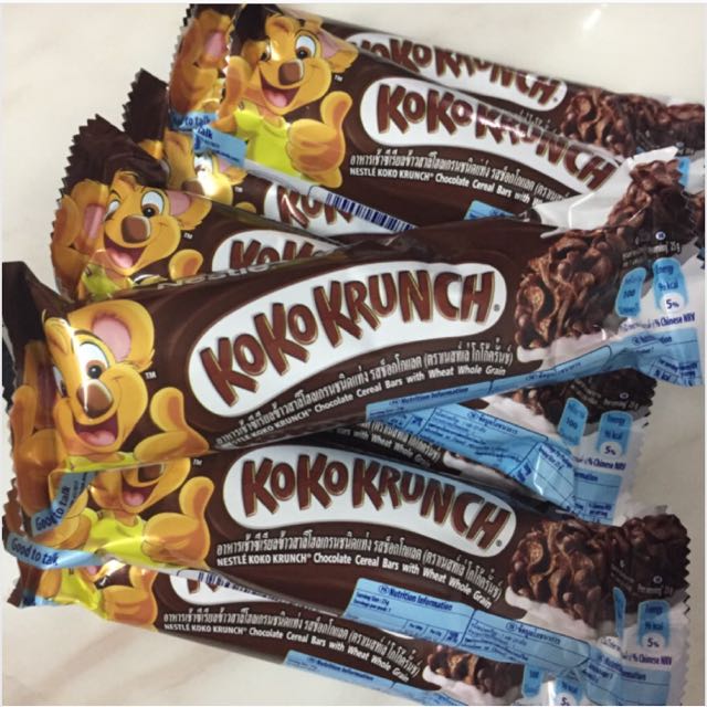 Thailand Koko Crunch Bar, Food & Drinks, Packaged Snacks on Carousell