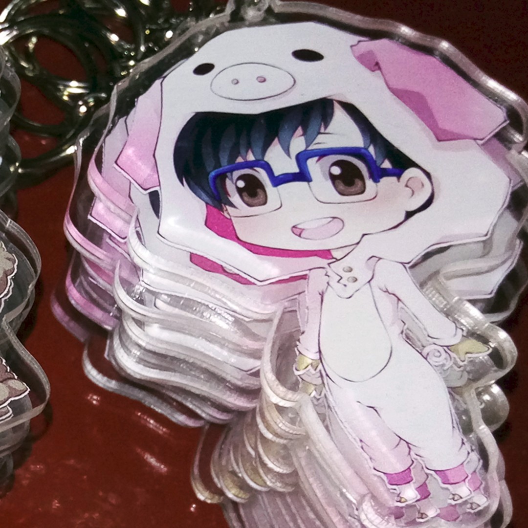 Acrylic Keychains: Yuri On Ice (Yuri Katsuki), Hobbies & Toys, Toys ...