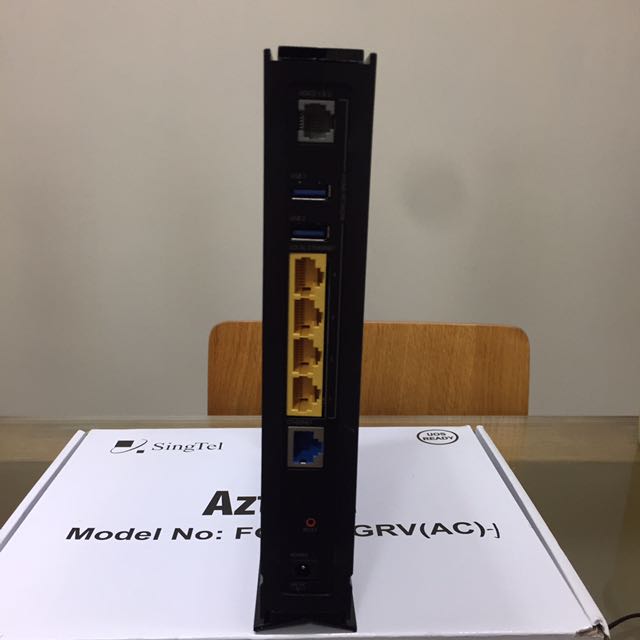 Wireless Router Aztech FG7003GRV AC (Singtel), Computers & Tech, Parts ...