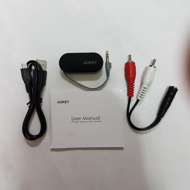 Brand New Aukey BT-C1 Portable Wireless Stereo Audio Bluetooth Transmitter (Not Receiver), Audio ...
