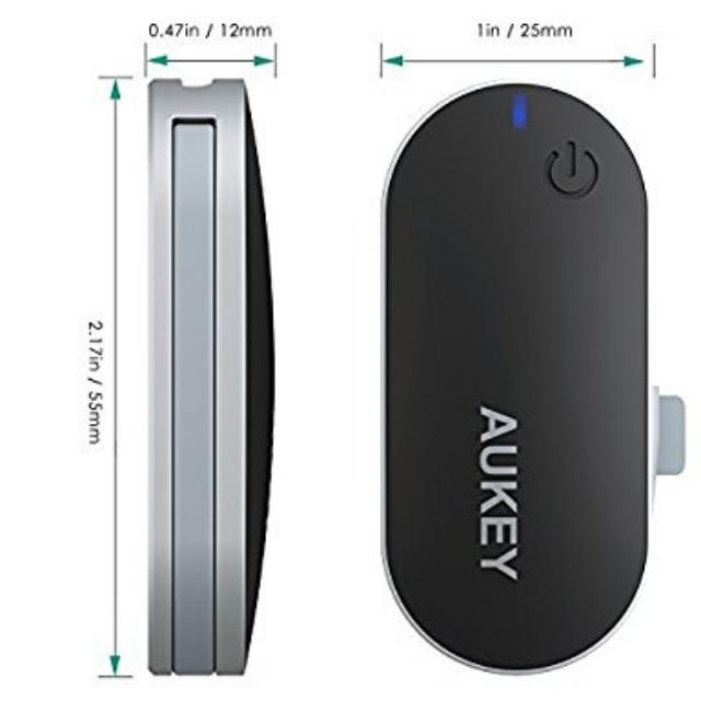 Brand New Aukey BT-C1 Portable Wireless Stereo Audio Bluetooth Transmitter (Not Receiver), Audio ...