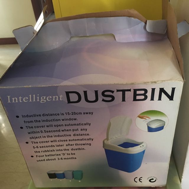 Intelligent Dustbin With Sensor, Use With Battery, Furniture & Home ...