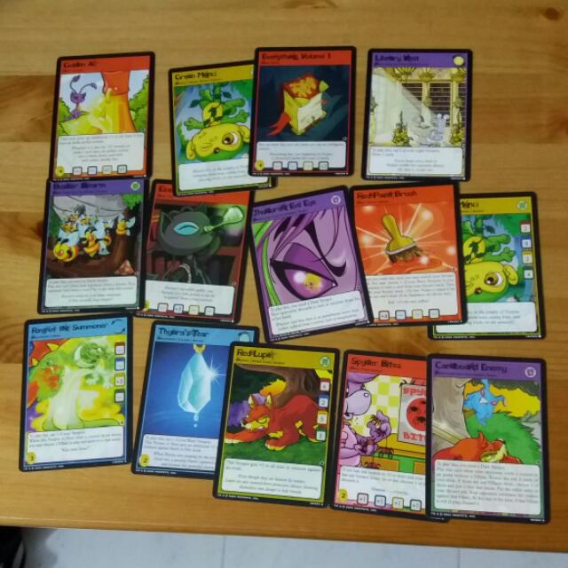Neopets TCG Set (4 Foils, 1 Battle For Meridian Set), Hobbies & Toys ...