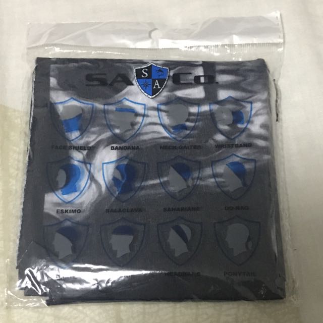 SA Face Shield - Skull Tech | Crow, Sports, Sports Apparel on Carousell