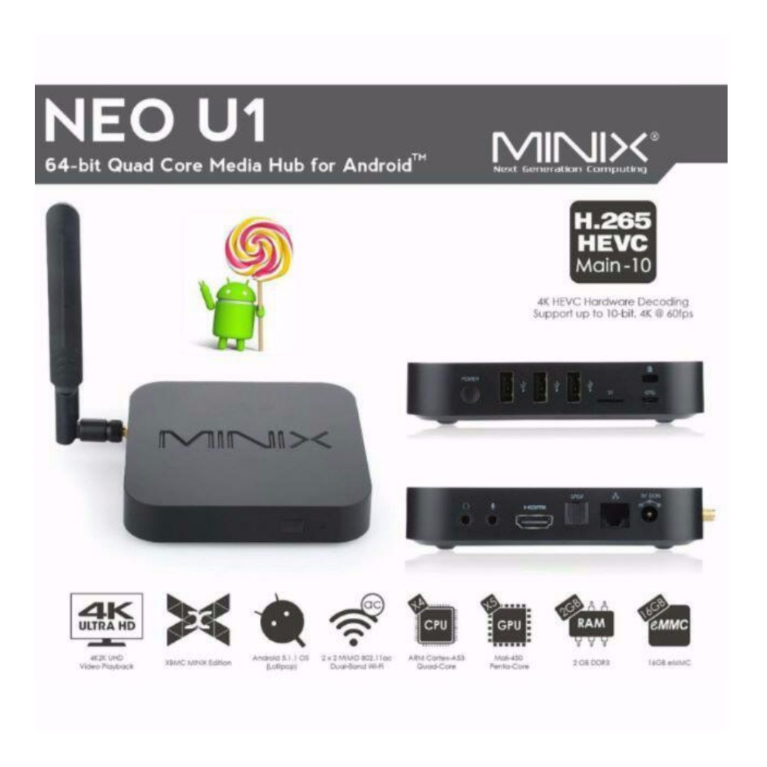 BRAND NEW MINIX NEO U1 + MINIX A2 LITE REMOTE + DELIVERY + APP INSTALLATION, TV & Home ...