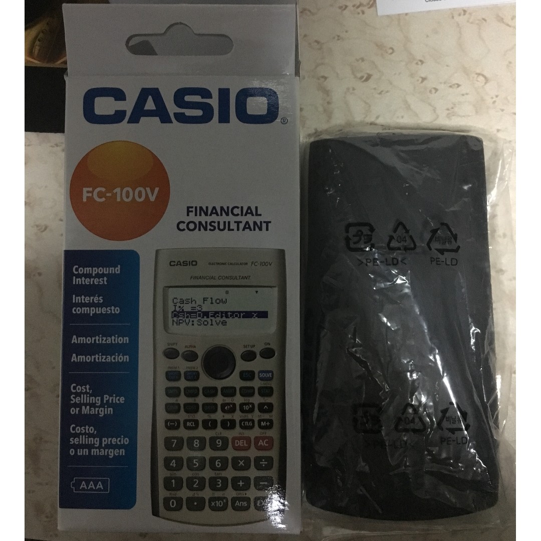 Casio Calculator FC-100V, Hobbies & Toys, Stationery & Craft ...