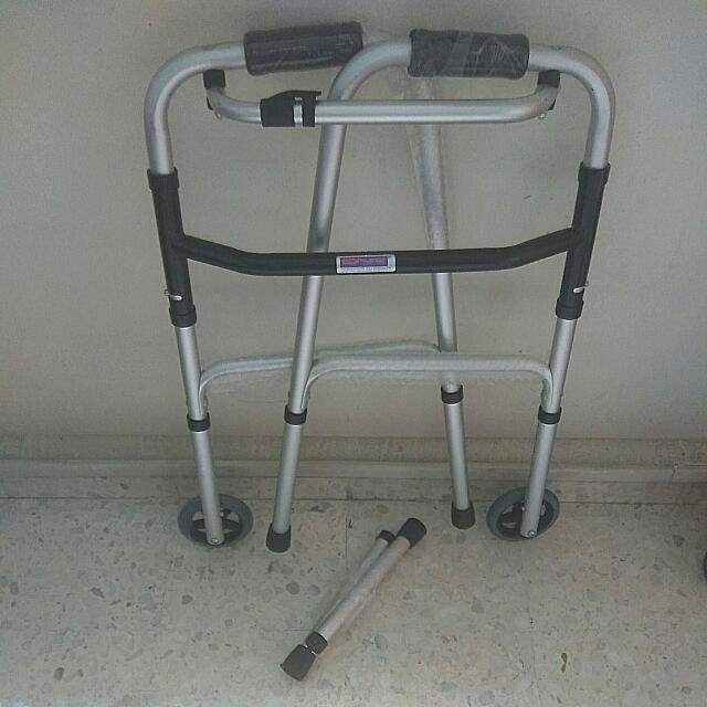 Foldable Walking Frame With Wheels, Babies & Kids, Baby Nursery & Kids ...