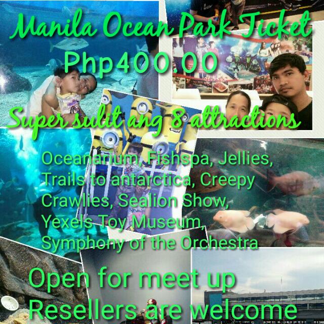 Manila Ocean Park Ticket, Tickets & Vouchers, Local Attractions ...