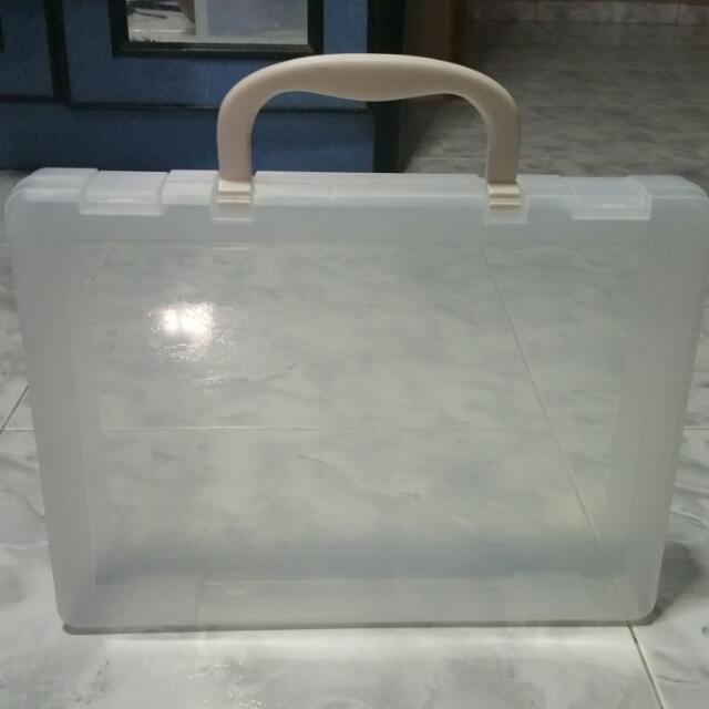 Plastic File Case, Hobbies & Toys, Stationery & Craft, Stationery ...