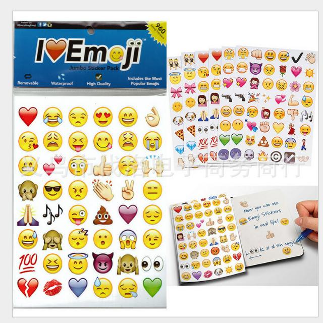 WhatsApp Emoji Sticker. 48 Sticker One Sheet Only 0.80sgd, Design ...