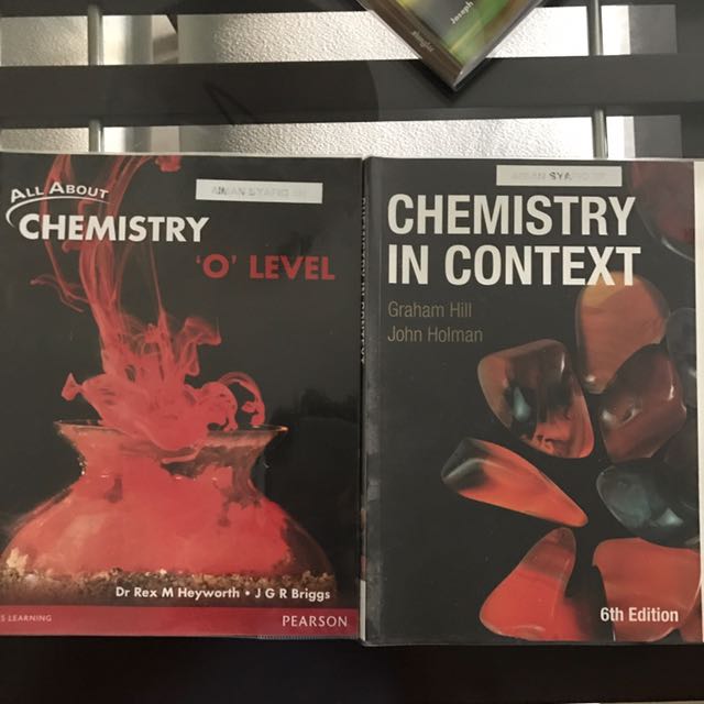 BRAND NEW CHEMISTRY O LEVEL REVISION BOOKS ($5 EACH), Hobbies & Toys ...