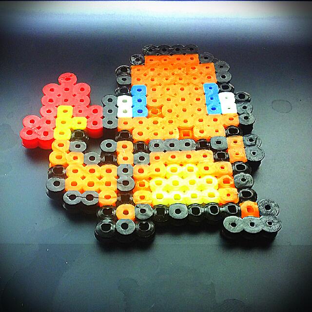charmander hama bead pattern