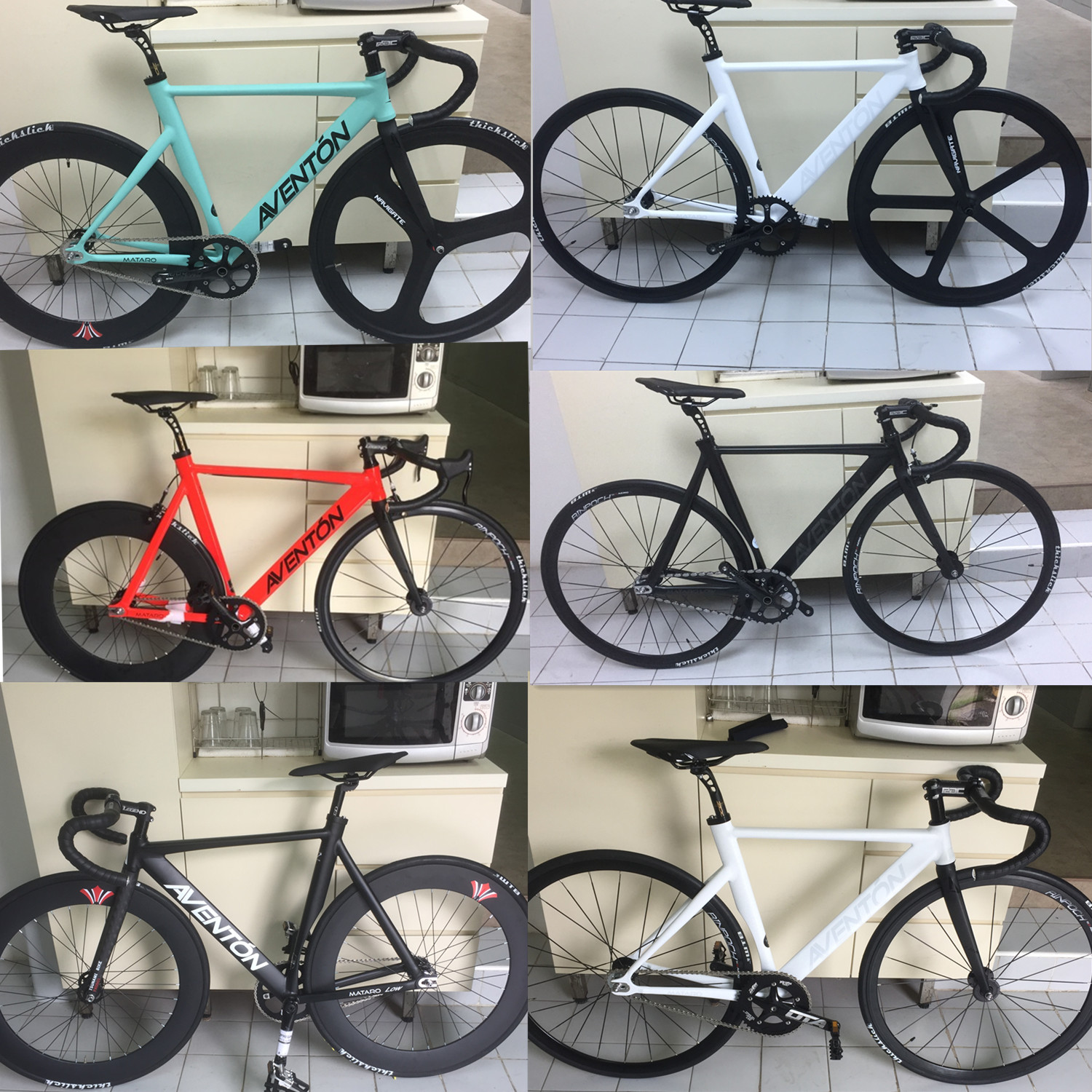 Pro Fixed Gear Wheelset ( Alloy rim ) - Novatech, Legend, Rinpoch ...